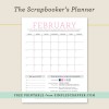 February Membership Reveal + Free Calendar Printable - Simple Scrapper