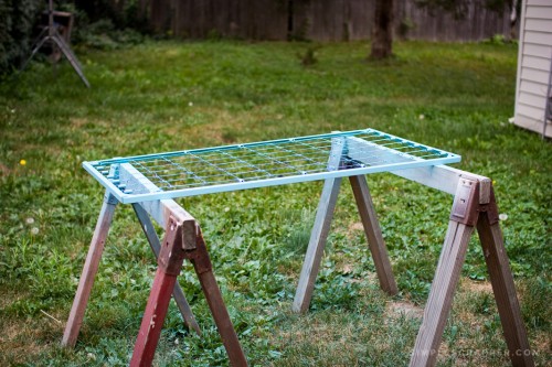 Upcycling a Crib Spring for Your Creative Workspace - Simple Scrapper