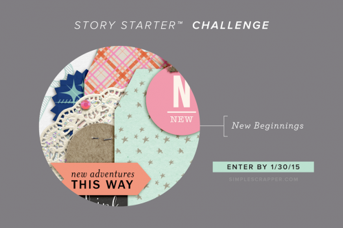 January Story Starter Challenge - Simple Scrapper
