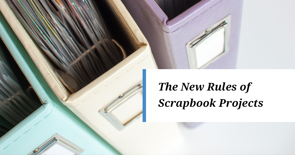 The New Rules of Scrapbook Projects - Simple Scrapper