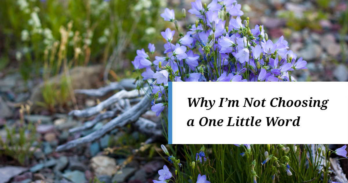 I'm Not Choosing a Word for 2017 - Simple Scrapper